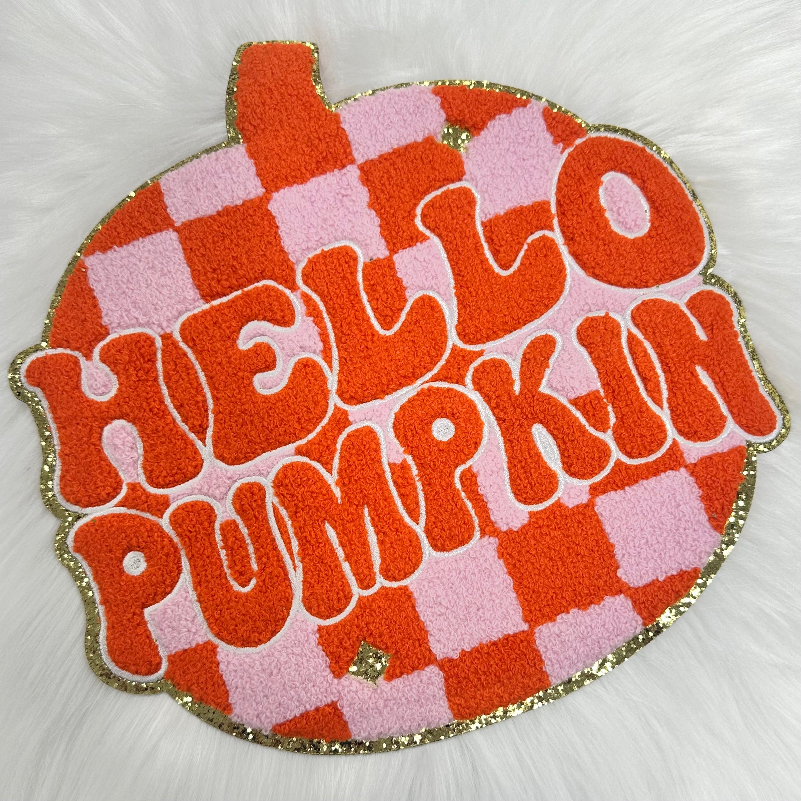 Chenille Patch - Hello Pumpkin – So Darling Screen Prints