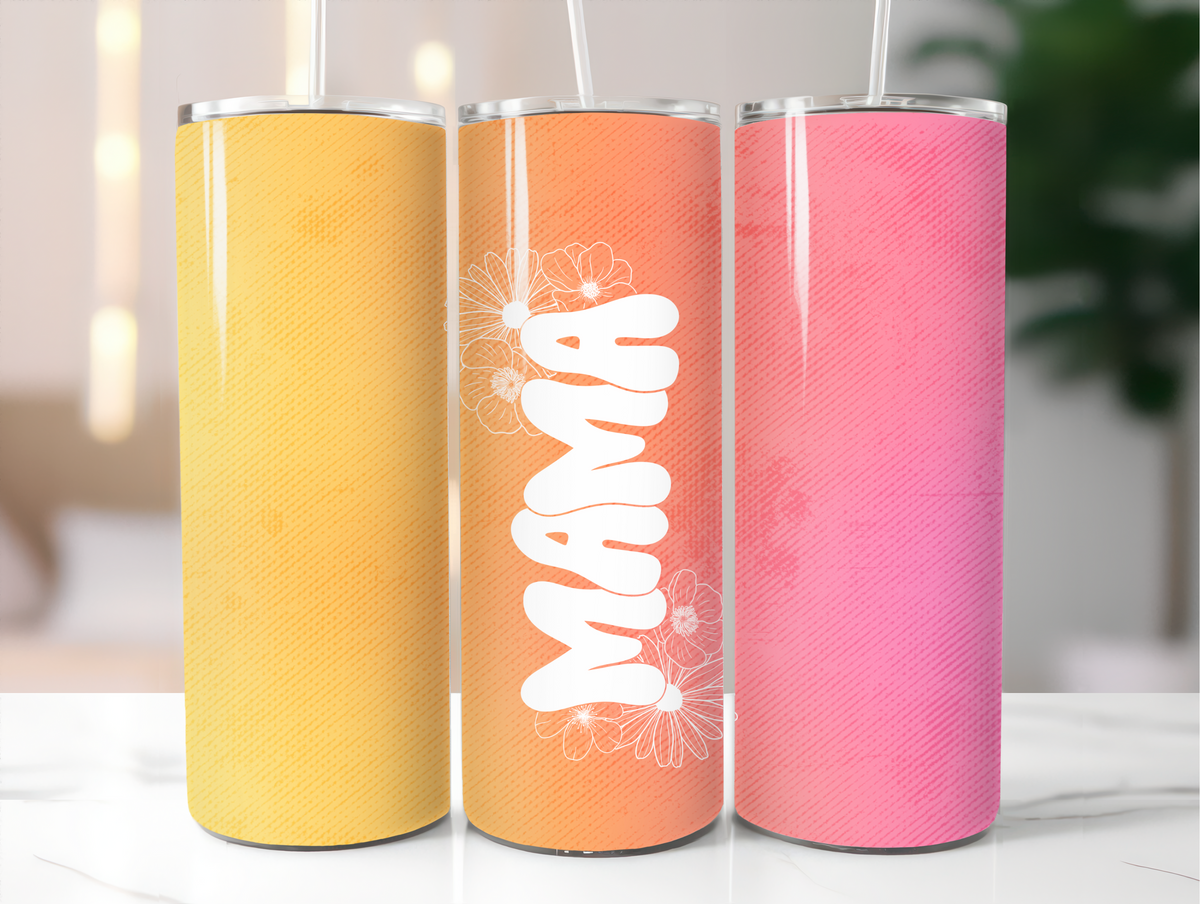ombre mama tumbler sublimation transfer – So Darling Screen Prints